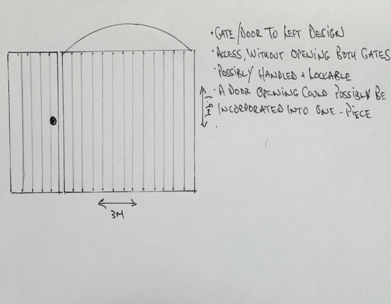 Steel Gate Fabrication & Installation | Cutwood Joinery